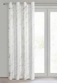 ZATEMŇOVACÍ ZÁVĚS NA KROUŽCÍCH MOLY 140X250 CM VZOROVANÁ