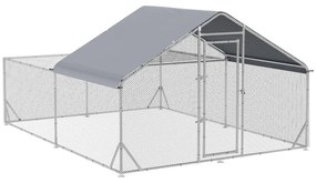 Drátěná klec výběh pro slepice kuřata a jiné hlodavce s výběhem, Barvy a parametry Materiál kov