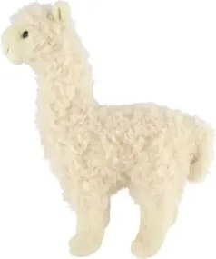 TEDDIES Plyšová lama alpaka bílá 30 cm / od 0 měsíců