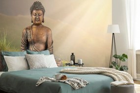 Tapeta socha Budhy v meditující poloze - 225x150 cm