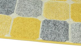 ORIENTAL WEAVERS Kusový koberec PORTLAND 172/RT4J BARVA: Žlutá, ROZMĚR: 80x140 cm