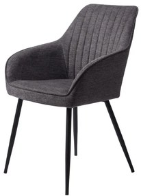 Designová židle Jadwiga tmavě šedá