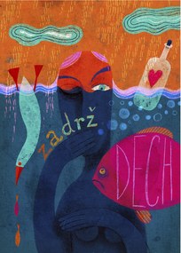 Magda Andresová | Zadrž dech Rám: Černý, Velikost: 30 x 20 cm