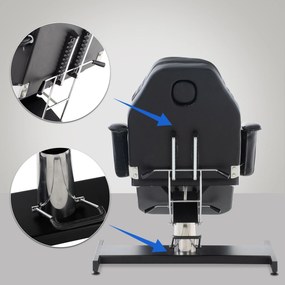Hydraulische kosmetické lehátko V2 – černá