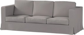 Potah na pohovku IKEA  Karlanda 3-místná nerozkládací, dlouhý barva béžová látka pletený vzor