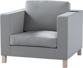Potah na křesko IKEA Karlanda, krátký barva šedá látka sametová