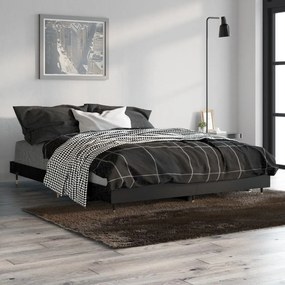 vidaXL Rám postele černý 140 x 190 cm kompozitní dřevo