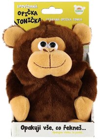 Teddies Opička Tonička opakující věty plyš 18 cm