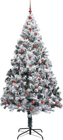 Umělý vánoční stromeček Bílá 240 cm PVC, ocel a plast 3396980