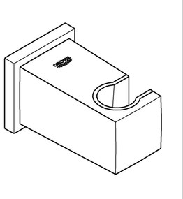 GROHE 26370000 - Nástěnné kolínko EUPHORIA CUBE DN 15 lesklý chrom