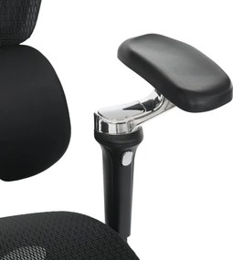 Kancelářská ergonomická židle PORTE II — síťovina, černá