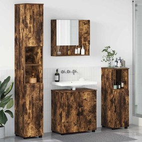 Sada koupelnového nábytku 4 ks Kouřový dub 61 x 35 x 64 cm 3392968