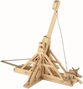 Walachia Dřevěná slepovací stavebnice Trebuchet / od 8 let / 175 dílů