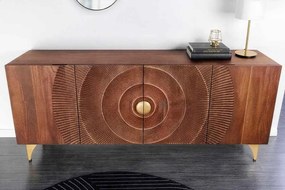 Designová komoda Venetia 177 cm hnědé mango
