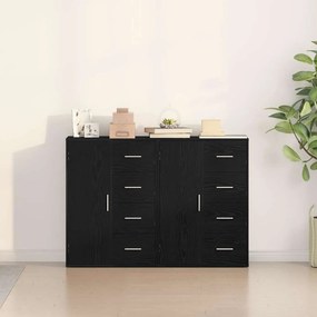 Servírovací skříň 2 ks Černý dub 60 x 31 x 84 cm 3334313