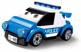 Sluban Power Bricks M38-B1072G Natahovací autíčko s očima Policie