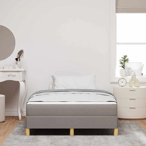 Postel s boxspringem Taupe 120 x 190 cm textil 3398553