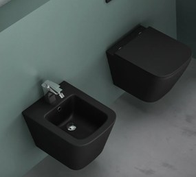 design závěsný klozet DOPORRO DZ112 WC - BLACK - soft close