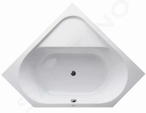 DURAVIT - D-Code Vana rohová 1400x1400 mm, bílá (700137000000000)