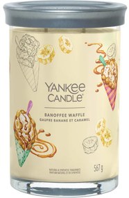 Yankee Candle – Signature Tumbler svíčka Banoffee Waffle (Vafle s banány a karamelem) Velikost: velká 567 g