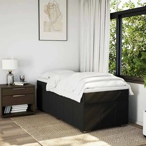 Box spring postel s matrací černá 100 x 200 cm textil 3285451
