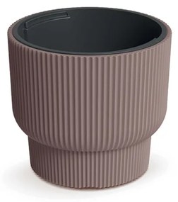 PROSPERPLAST Květináč - MILLY III Průměr: 39,5 cm, Barva: marsala