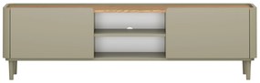 TV stolek Elivo 170 cm na nožkách - eukalyptus / dub baltic dune