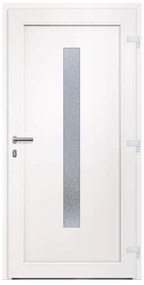 Vchodové dveře antracitové 98 x 200 cm PVC,  3157090