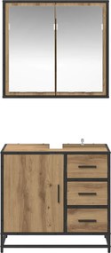 Sada koupelnového nábytku 2 ks Artisanový dub 65 x 33 x 60 cm 3402321