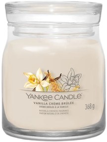 OnaDnes -20% Střední vonná svíčka Yankee Candle Crème Brûlée Signature