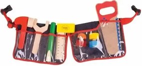 Bigjigs Toys Dřevěné nářadí na červeném opasku / od 3 let