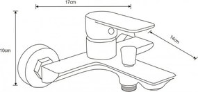 Mexen Alfa vanová baterie, černá - zlatá, 745730-75