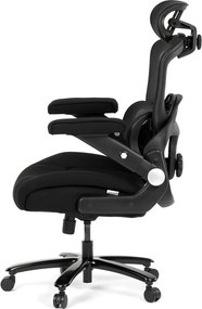 Ergonomická kancelářská židle AIR - černá síťovina / látka