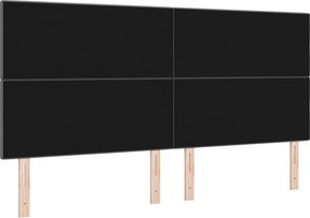 Výškově nastavitelné čelo postele Tmavě šedá 200 cm textil 3337861