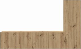 Sestava TV skříněk 3 ks Artisanový dub Kompozitní dřevo 3393404
