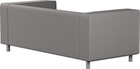 Potah na pohovku IKEA  Klippan 2-místná barva šedá látka pletený vzor