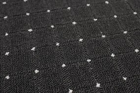 Condor Carpets, Kusový koberec Udinese antracit, 50x80, šedá, chodba / předsíň
