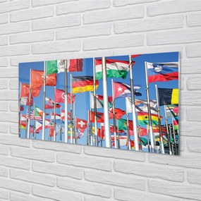 akrylový obraz Vlajka 125x50 cm
