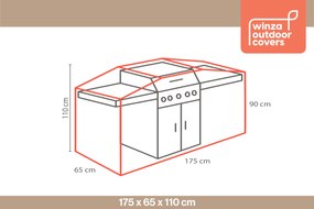 Obal na gril 175x65x110cm Winza