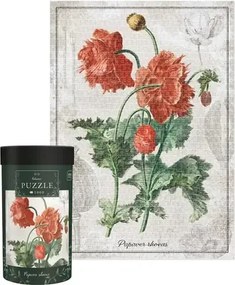 INTERDRUK Puzzle Botanic: Vlčí mák / 1000 dílků / rozměr 48 × 67 cm