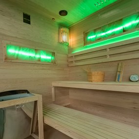 BPS-koupelny Finská sauna Relax  180x160, 4-5 osob