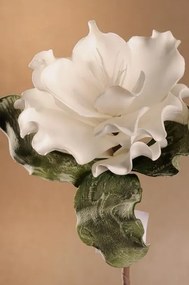 Paramit Dekorační květina s jedním květem 63 cm bílá