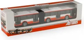 RAPPA 243484 Kovový kloubový autobus červený 18 cm / od 3 let