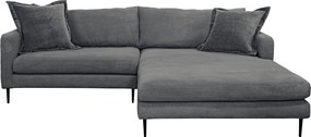 XXXLutz ROHOVÁ SEDAČKA, textil, barvy grafitu P & B - Sedací soupravy - 002330003418
