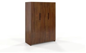 Šatní skříň z borovicového dřeva 128x180 cm Bergman - Skandica