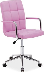 Casarredo - Komfort nábytek Kancelářská židle Q-022, růžová