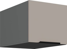 ARIA ta | horní skříňka 40 NAGU-36 1F výklopná | 40 cm | HLUBOKÁ | ANTI FINGERPRINT povrch | antracit/béžová