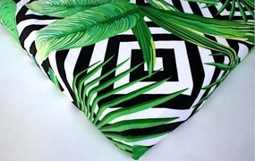 Nadia Bavlněné prostěradlo 120x60cm různé vzory Barva: Listy v zig zagu
