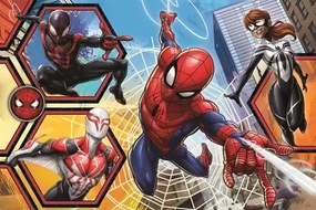 Trefl - Puzzle - Oboustranné puzzle Spiderman jde do akce SUPER MAXI /