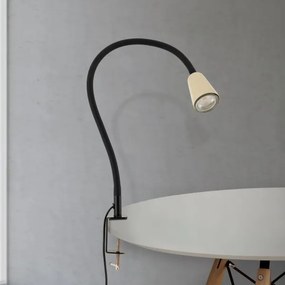 Orion - Flexibilní stolní lampa s klipem DOTTY 1xGU10/10W/230V béžová/černá